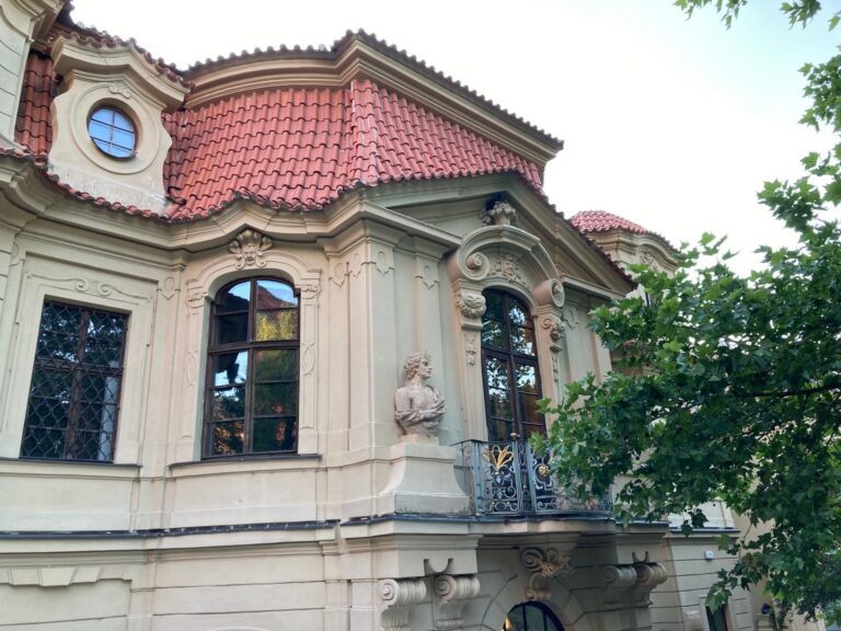Portheimka, a Statue of a Snake, and a Monument to Ferdinand Peroutka ...
